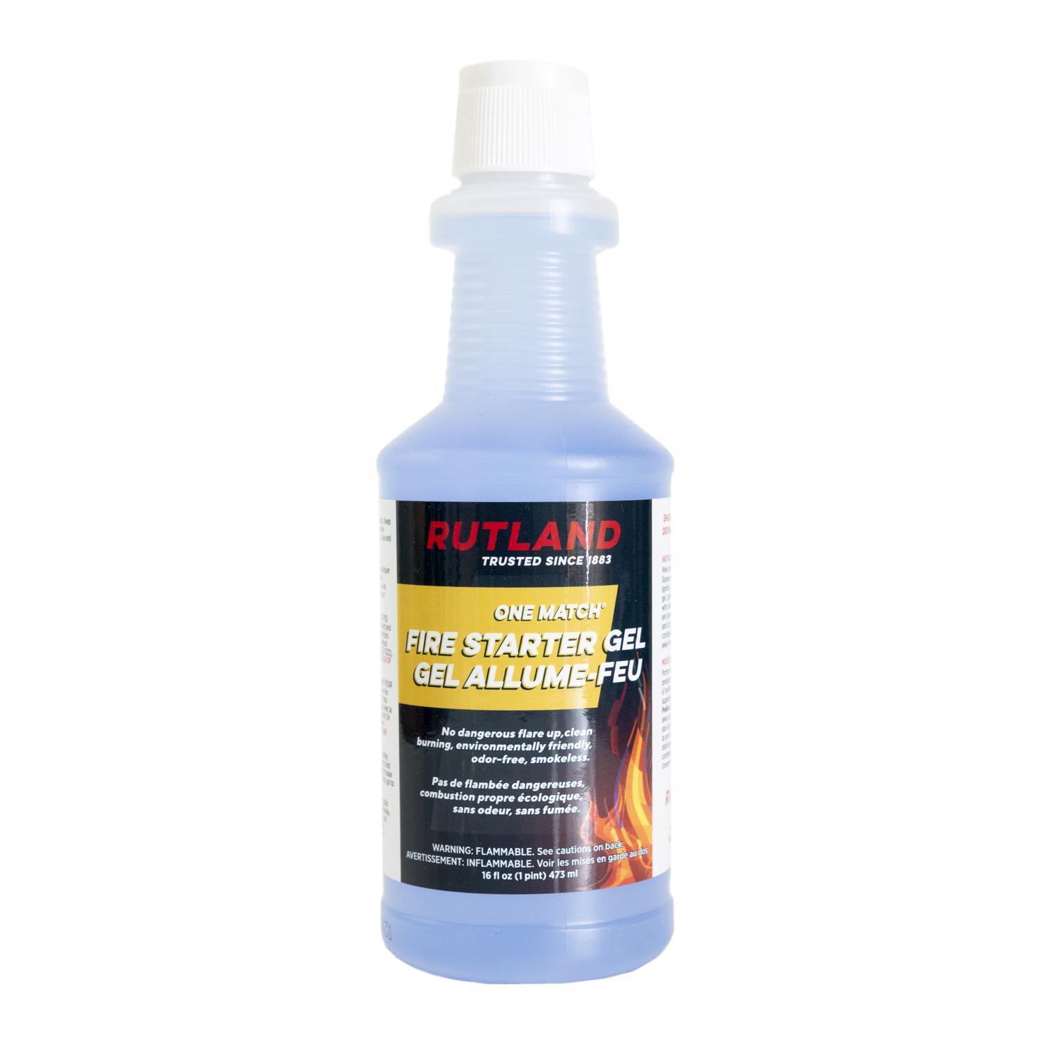 Rutland One Match Gelled Alcohol Fire Starter 10 min 16 oz | Stine Home ...