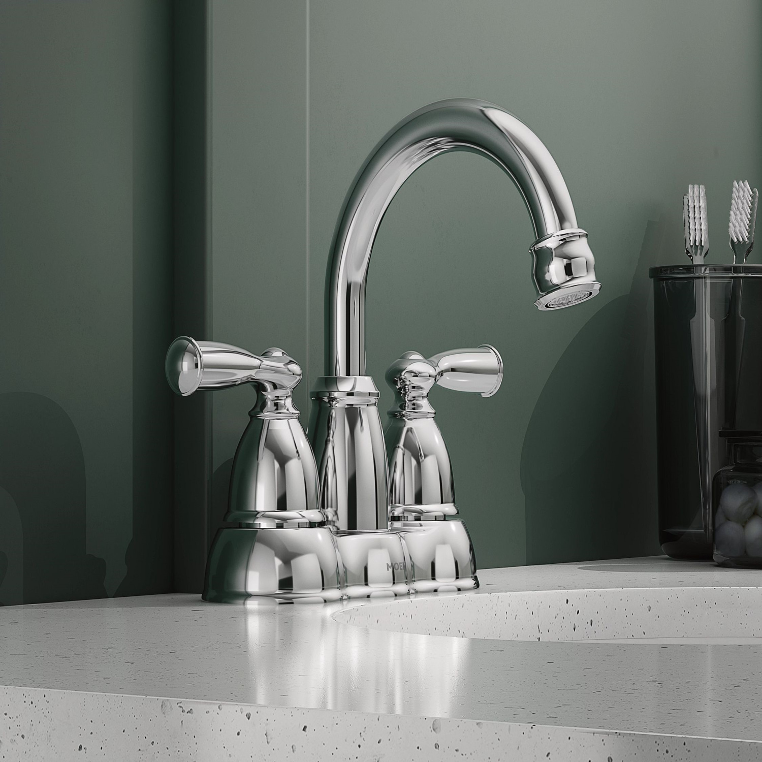 Moen Banbury Chrome Bathroom Faucet 4 in. | Stine Home + Yard : The ...
