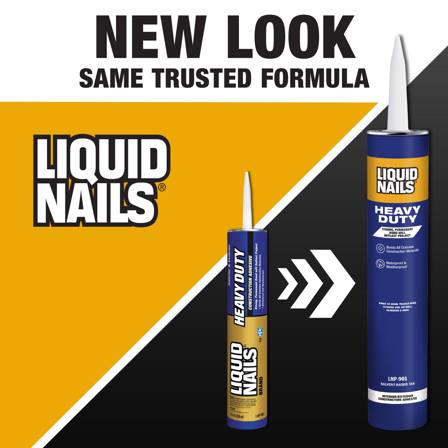 Liquid Nails Heavy Duty Acrylic Latex Construction Adhesive 28 oz ...