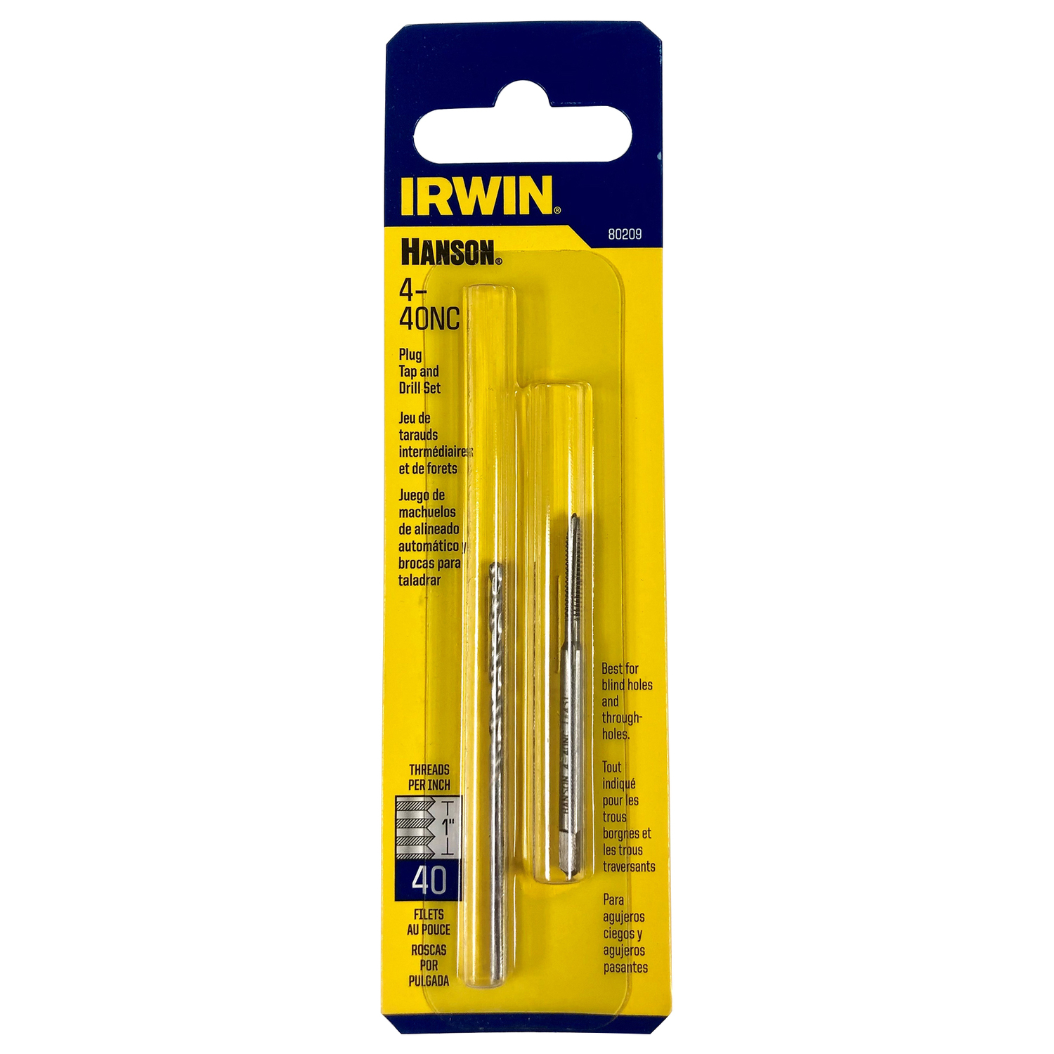 Irwin Hanson Drill and Tap Bit 4-40 2 pc | Stine Home + Yard : The ...