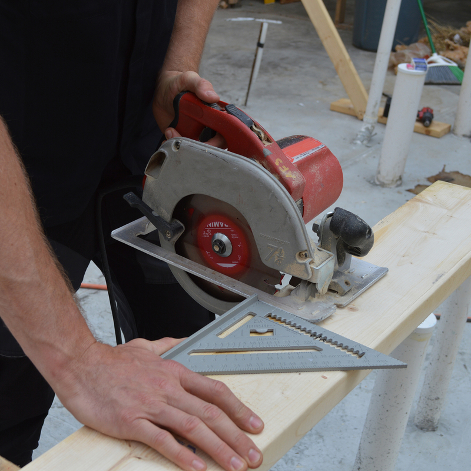 Johnson Johnny Square 7 in. L Aluminum Professional Rafter Square ...