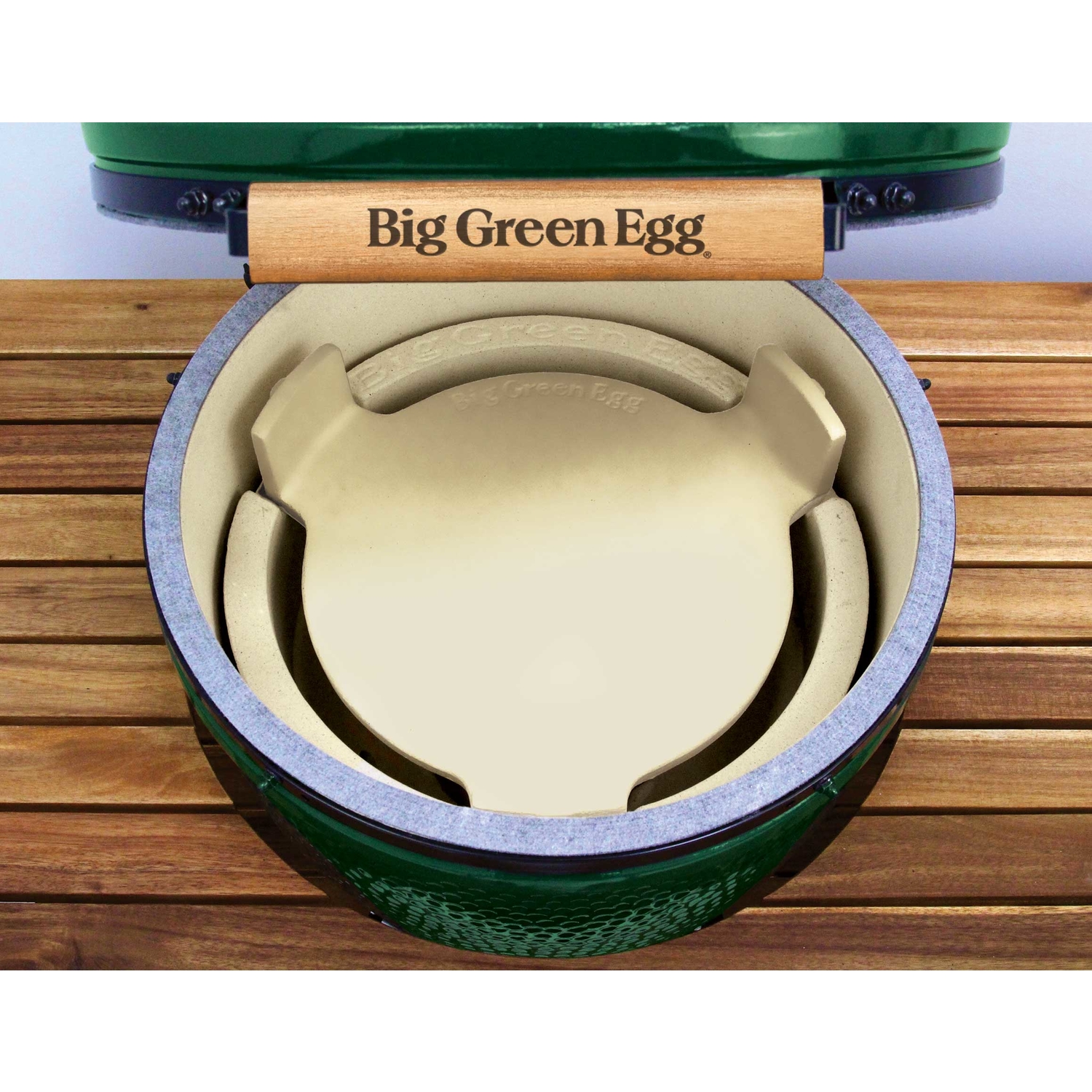 Big Green Egg Ceramic Heat Deflector For Big Green Egg Conveggtor for ...