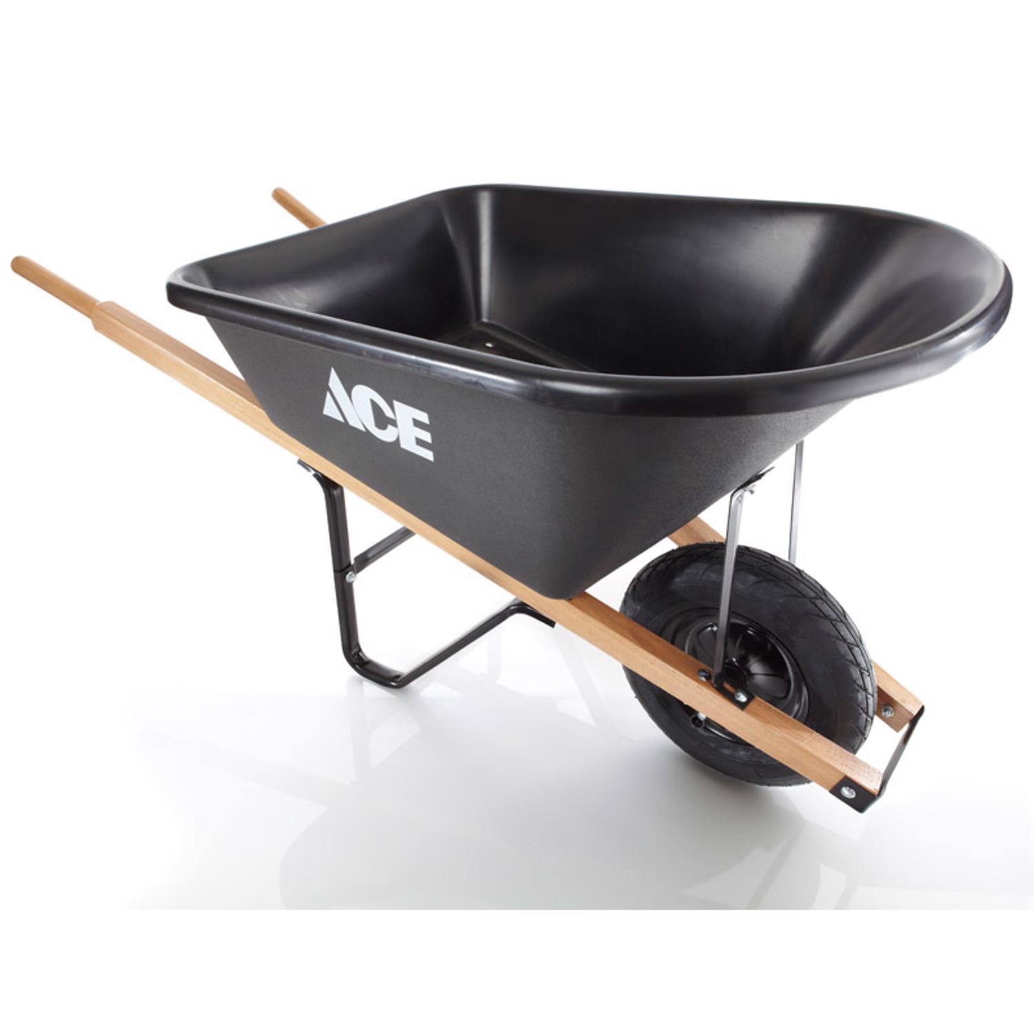 Ace Poly Residential Wheelbarrow 6 cu ft | Stine Home + Yard : The ...
