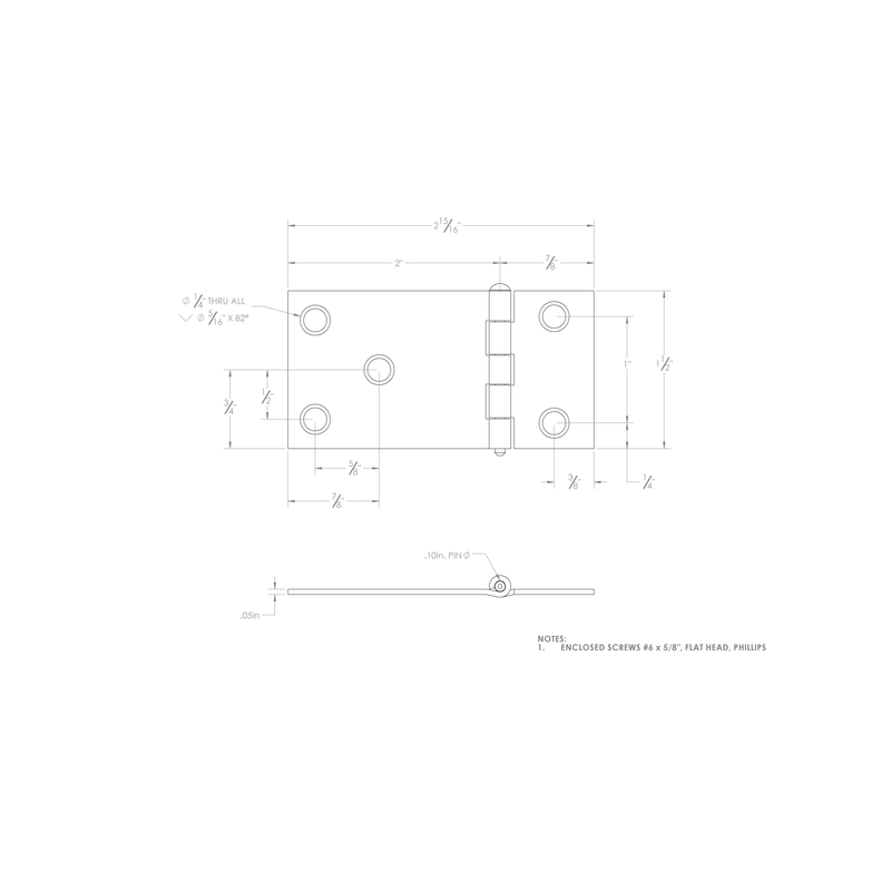 Ace 1-1/2 in. L Bright Brass Wide Throw Shutter Hinge 1 pk | Stine Home ...