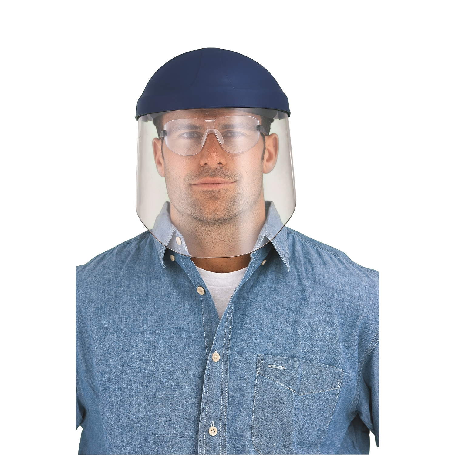 3M Face Shield Clear Lens Blue Frame 1 pc | Stine Home + Yard : The ...