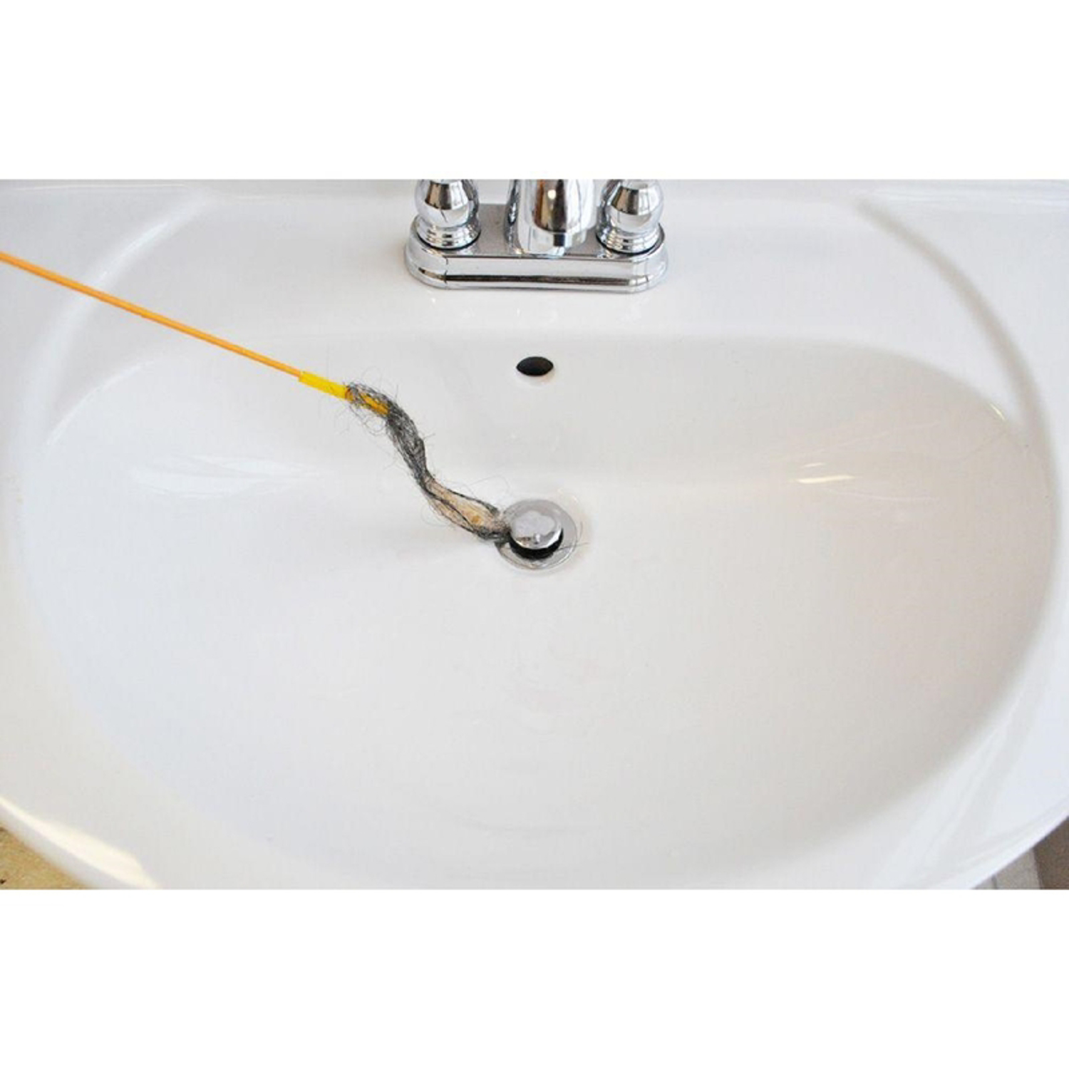 FlexiSnake The Drain Weasel 1.5 ft. L Hair Clog Tool Starter Kit ...